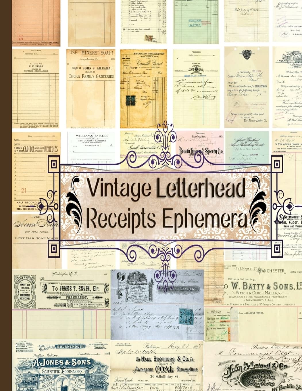 Vintage Letterhead Receipts Ephemera (Ephemera Series 2): Anders, C ...