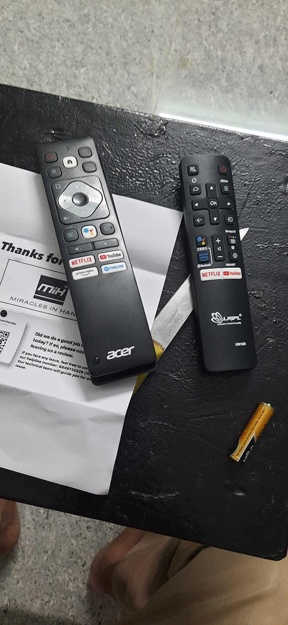 Buy MIRACLES IN HAND Remote Compatible with ACER Smart LED/UHD 4K TV ...