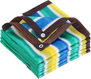 Amazon.com : Outdoor Shade Net with Grommets, 90% UV Resistant Color ...