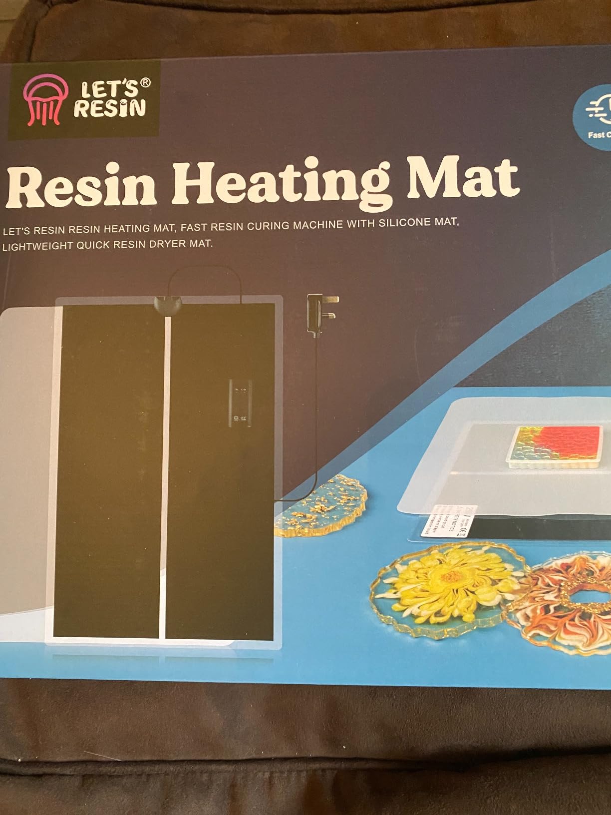 LET'S RESIN Upgrade Resin Heating Mat, Faster Curing Auto-Off ...