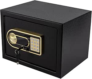 CNCEST Safe Box with Digital Password and Alarm System, Wall Mount ...