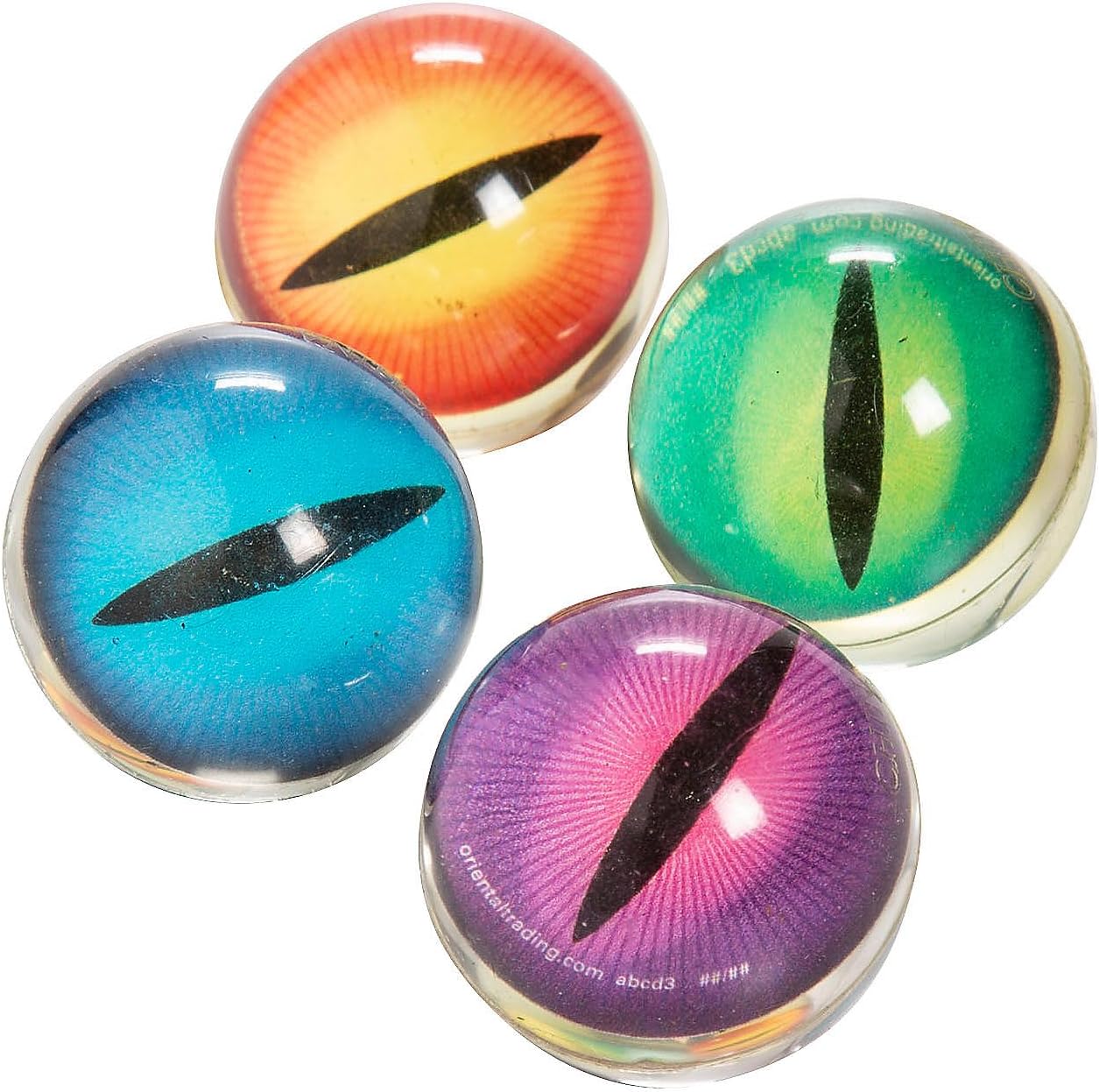 Amazon.com: Fun Express Dragon Eye Bouncy Balls - 12 Pc Multicolor ...