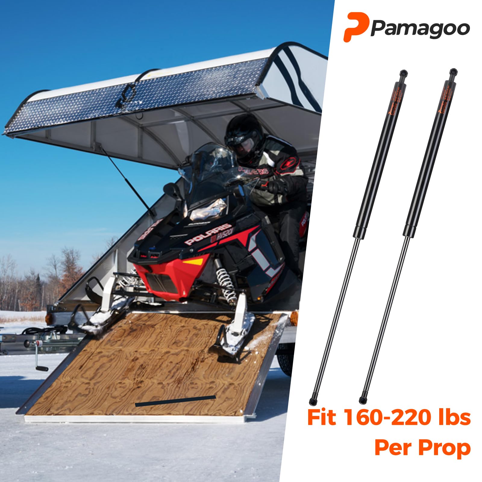 Snapklik.com : ST360M1200S10 36 Inch Gas Strut 200 Lbs, 36" Gas Shock ...