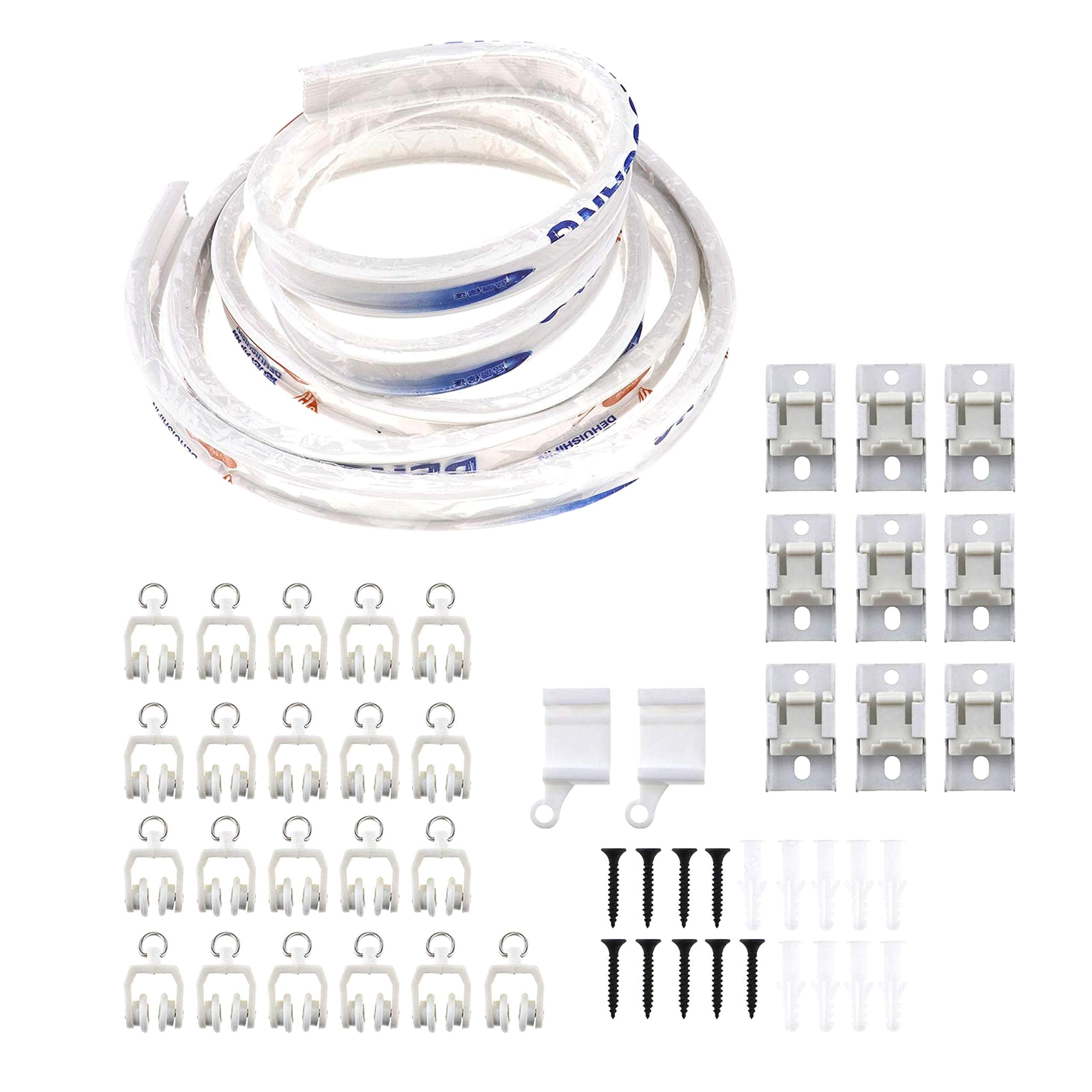 Buy for Straight Bay Windows Caravan Top Bendable Curtain Track Rail ...