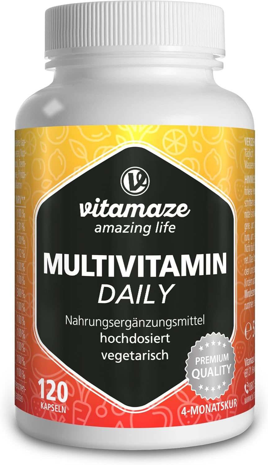Multivitaminas Completo en Dosis Altas, 13 Vitaminas A, B, C, D, E, K ...