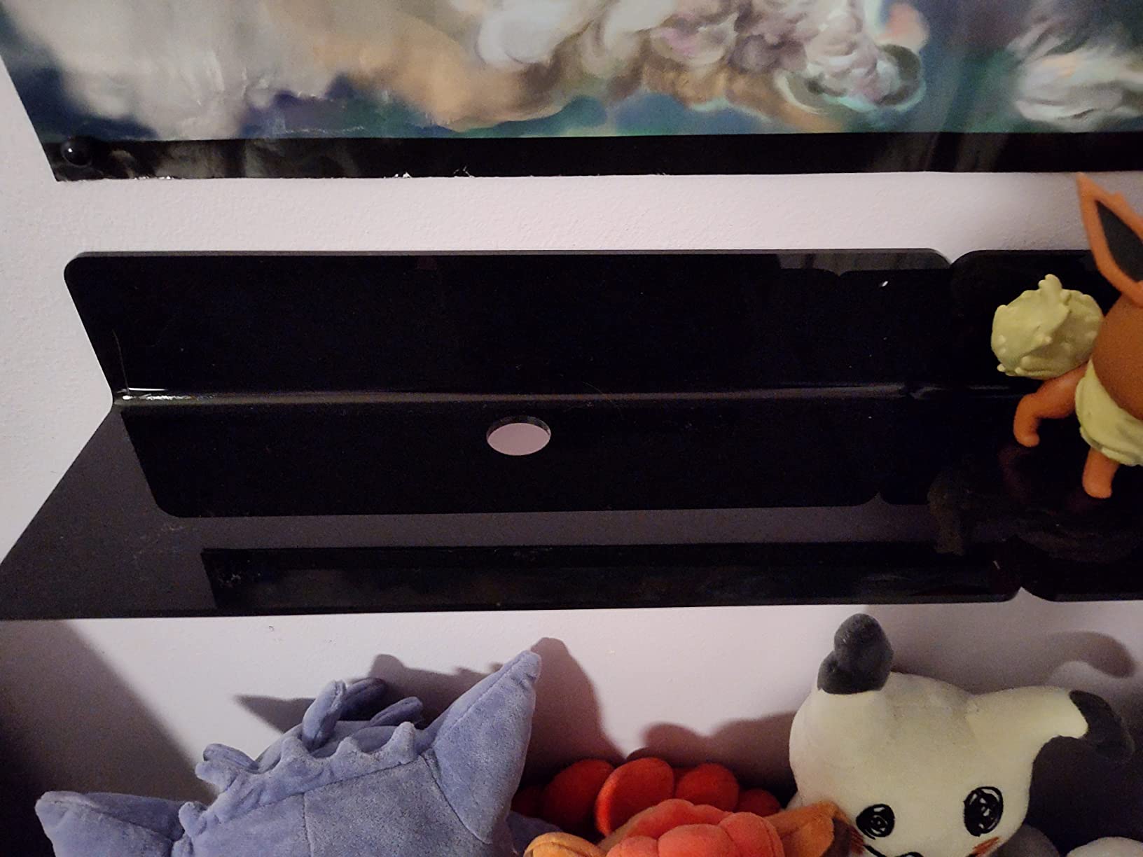 $6/mo - Finance OAPRIRE Black Floating Shelves Set of 2, 12 Inch ...