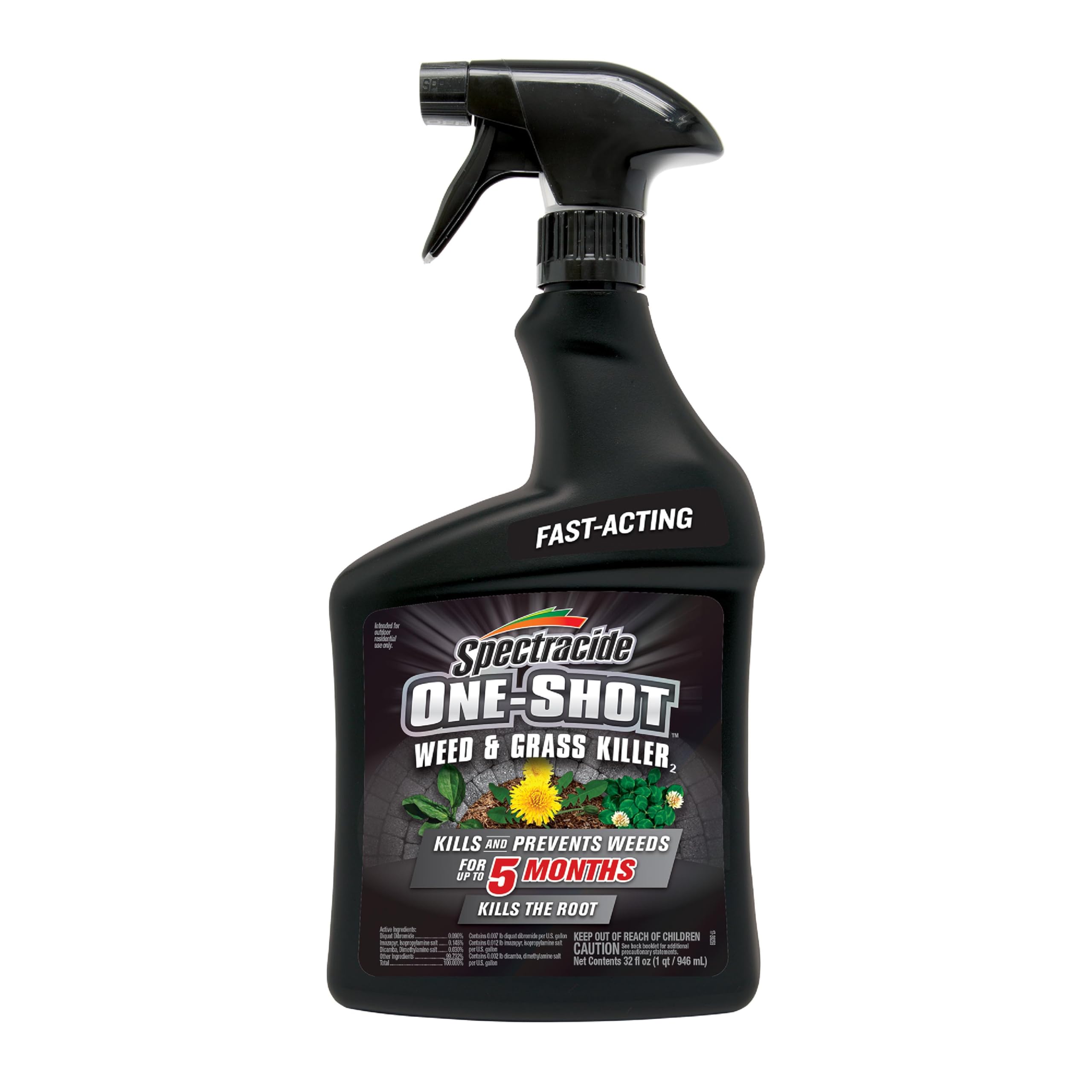 Amazon.com : Spectracide One-Shot Weed & Grass Killer, 32 Ounce, Ready ...