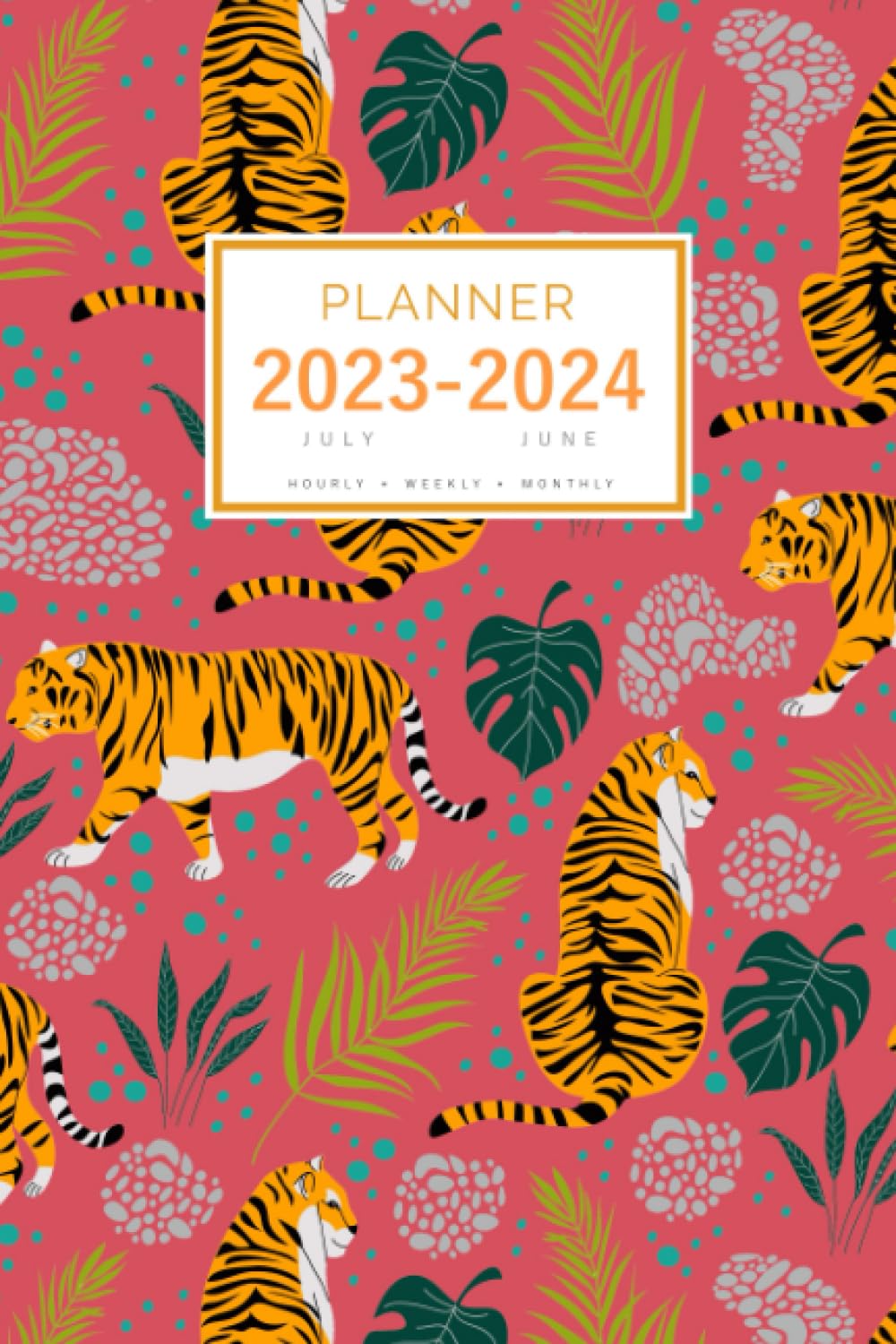 Planner July 2023-2024 June: 6x9 Medium Notebook Organizer with Hourly ...