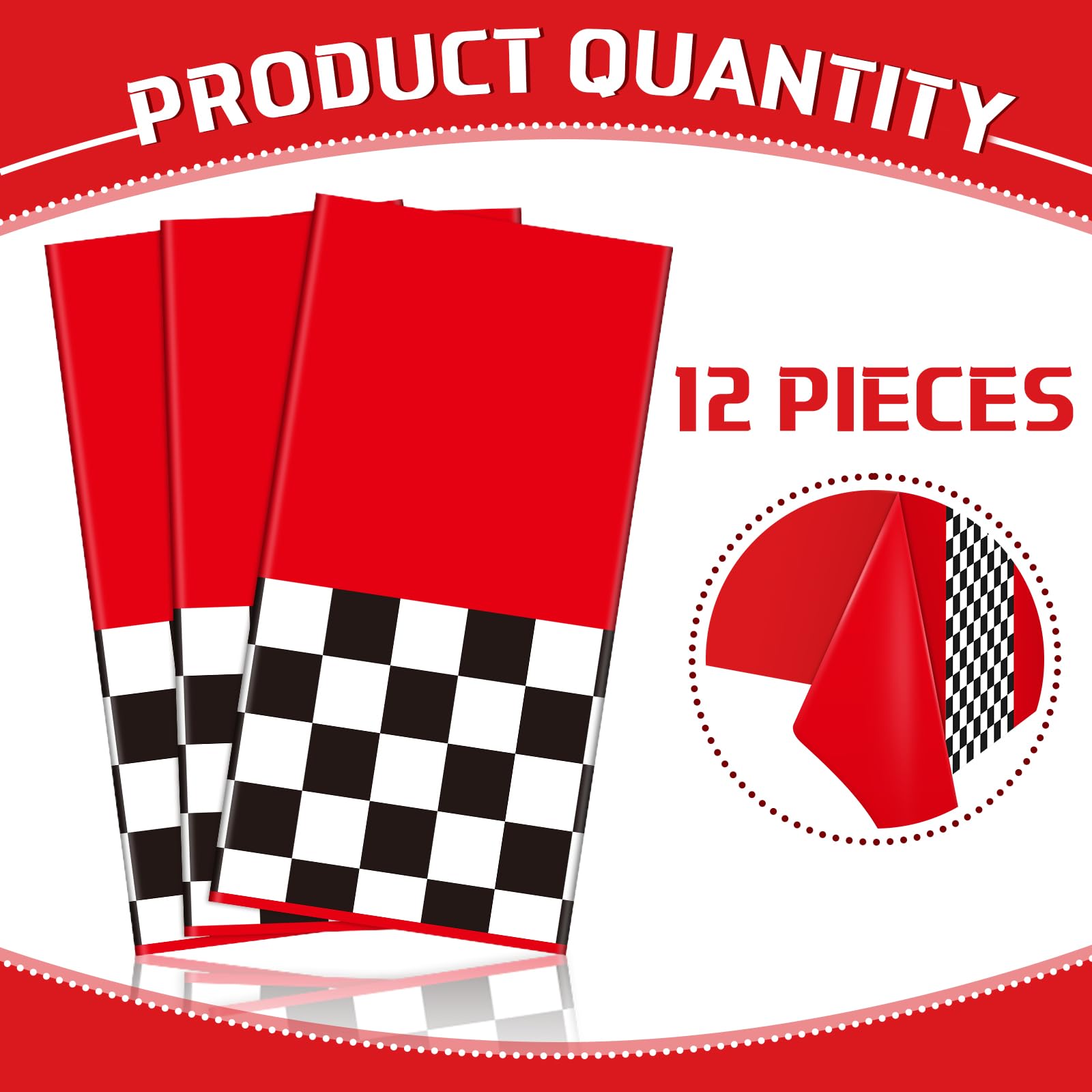 Snapklik.com : Irenare 12 Sheets Car Birthday Party Supplies Racing ...