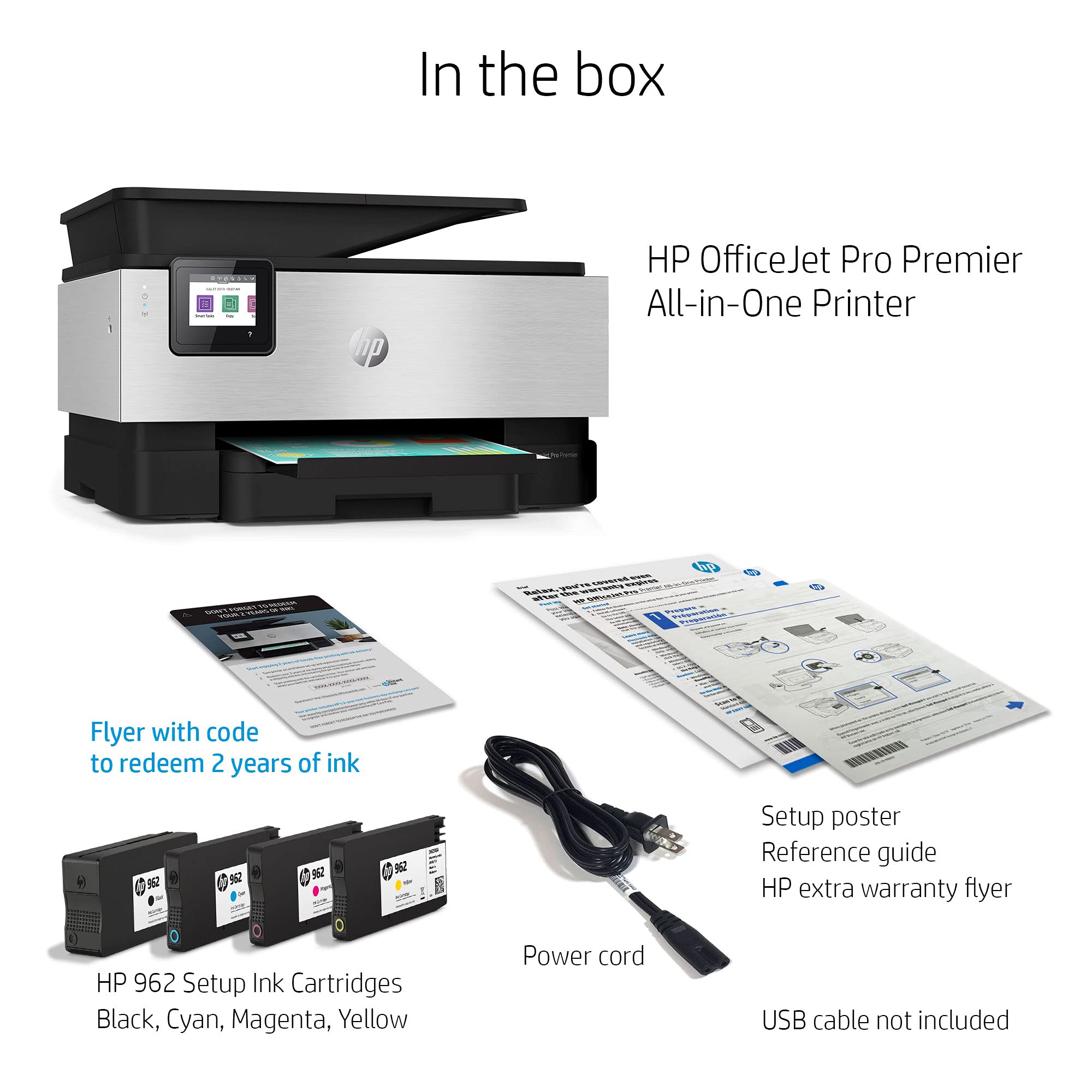 HP OfficeJet Pro Premier All-in-One Wireless Printer - includes 2 Years ...