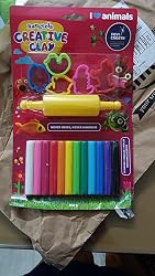 Buy Pidilite Plastic Rangeela Creative Clay Pack Containing: Dino ...