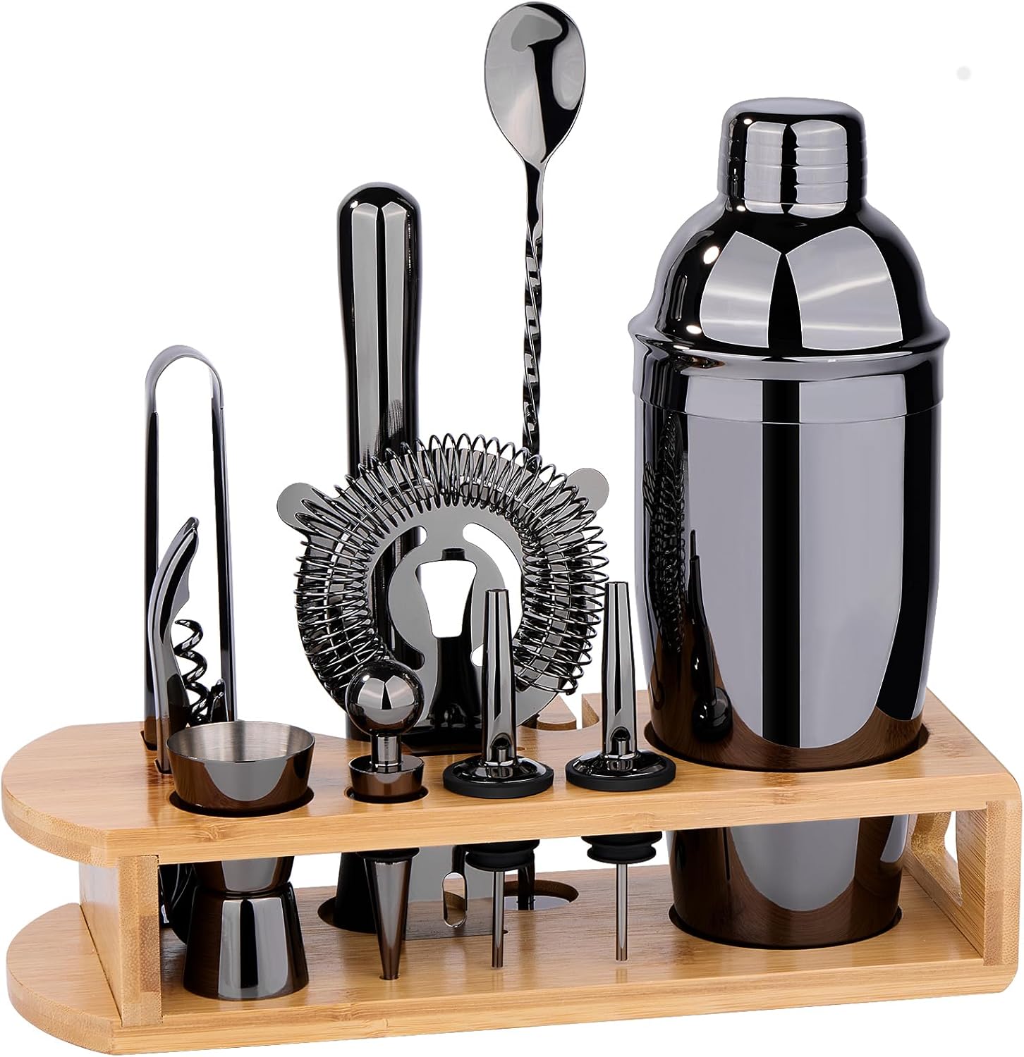 Amazon.com: Cocktail Shaker Set Bartender Kit : 12-Piece Bar Tool Set ...