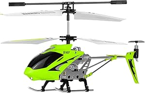 Amazon.com: Syma S107G 3 Channel RC Radio Remote Control Helicopter with Gyro - Green : Toys & Games