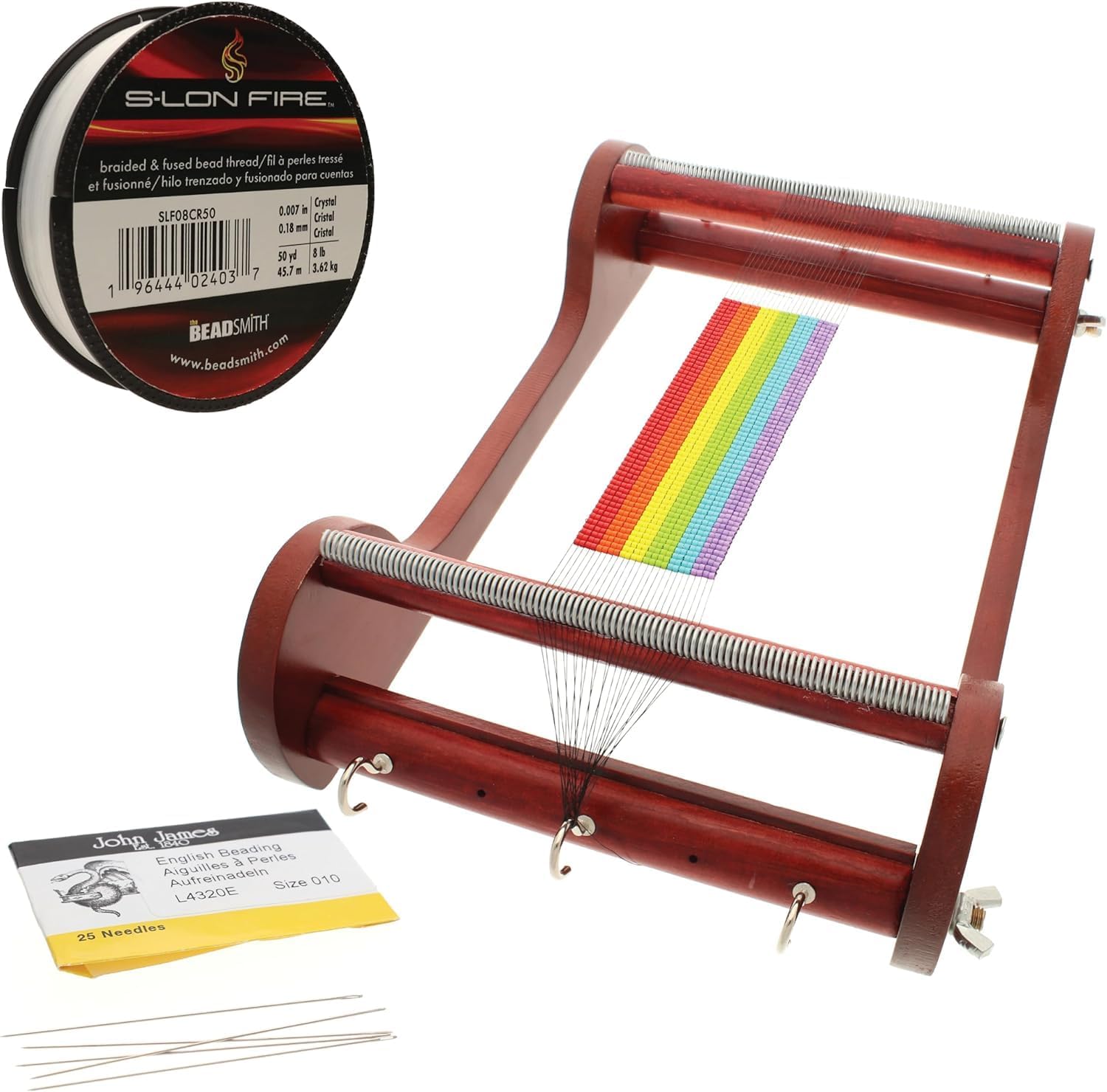 Amazon.com: The Beadsmith Loom Bundle - Includes Compact Wooden Loom 11 ...
