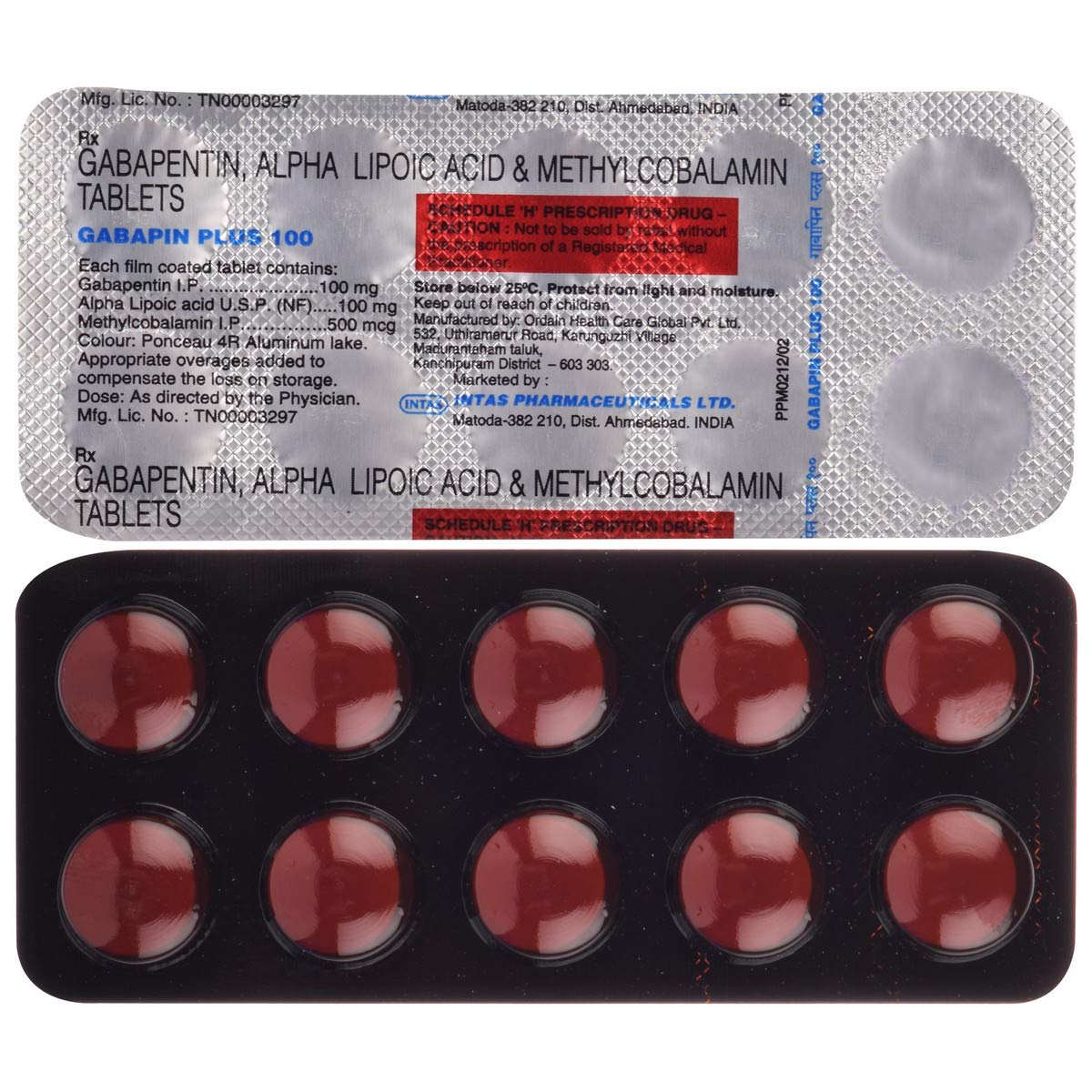 Gabapin Plus 100 - Strip of 10 Tablets : Amazon.in: Health & Personal Care