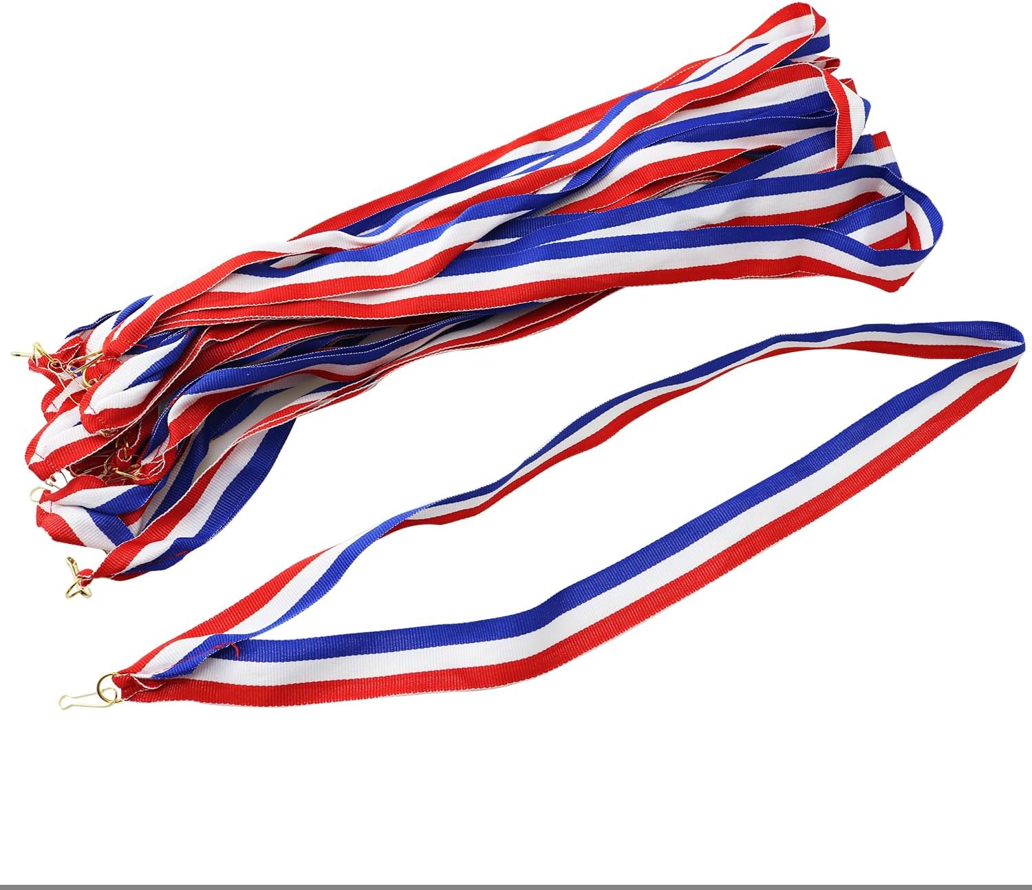 Amazon.com : Pro Bamboo Kitchen 20PCS Striped Medal Lanyard with Snap ...