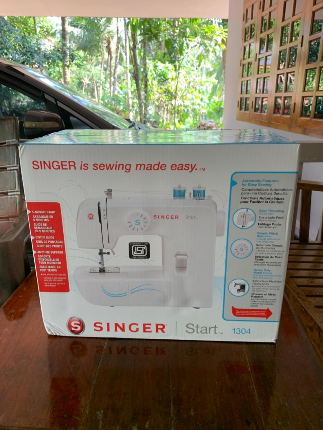 Singer 1304 Sewing Machine, 6 Built-in Stitches, 19 Stitches Functions ...
