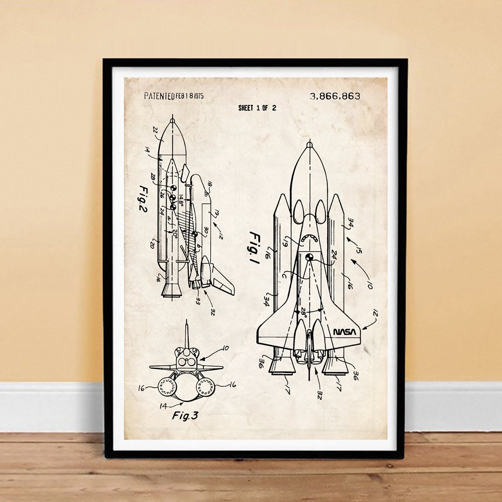 Nasa Shuttle Drawings
