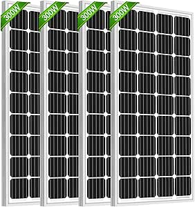 Amazon.com : 1200 Watt Solar Panel,12/24 Volt High Efficiency ...