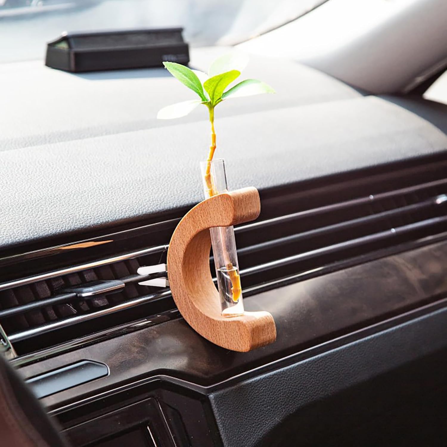 Amazon.com: BVCED Car Vent Flower Vase,Mini Glass Car Flower Vase Clip ...