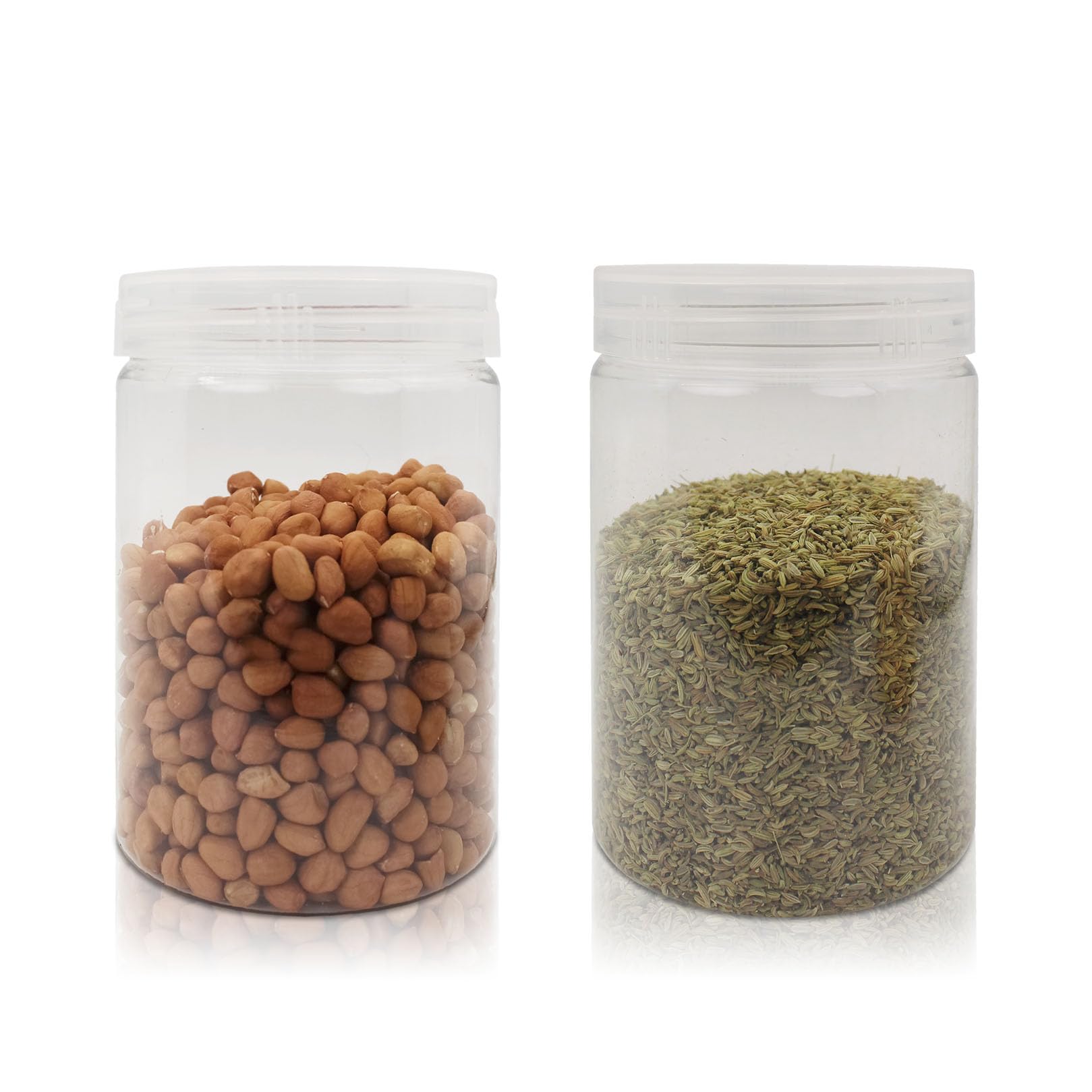 Buy Seama Amingo Plastic Storage Jar and Container 1200ml with Plastic ...