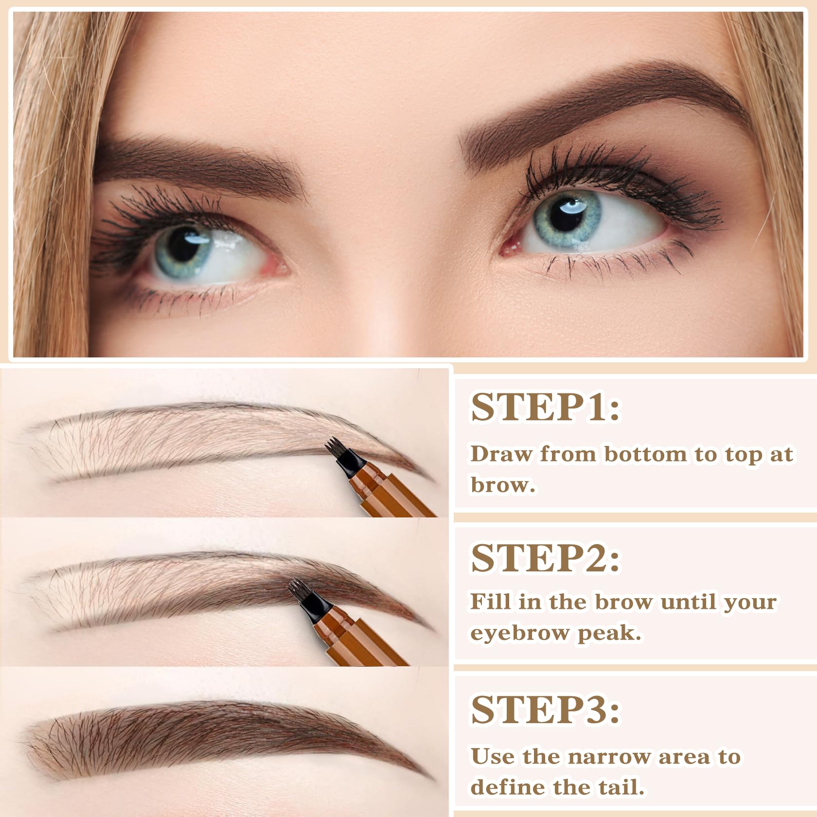 How To Draw Your Eyebrows With A Pencil