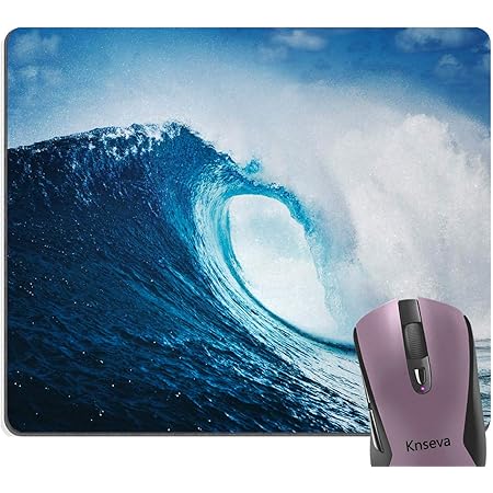 Amazon.com : Knseva Cool Ocean Wave Mouse Pad, Surfing Themed Coastal ...