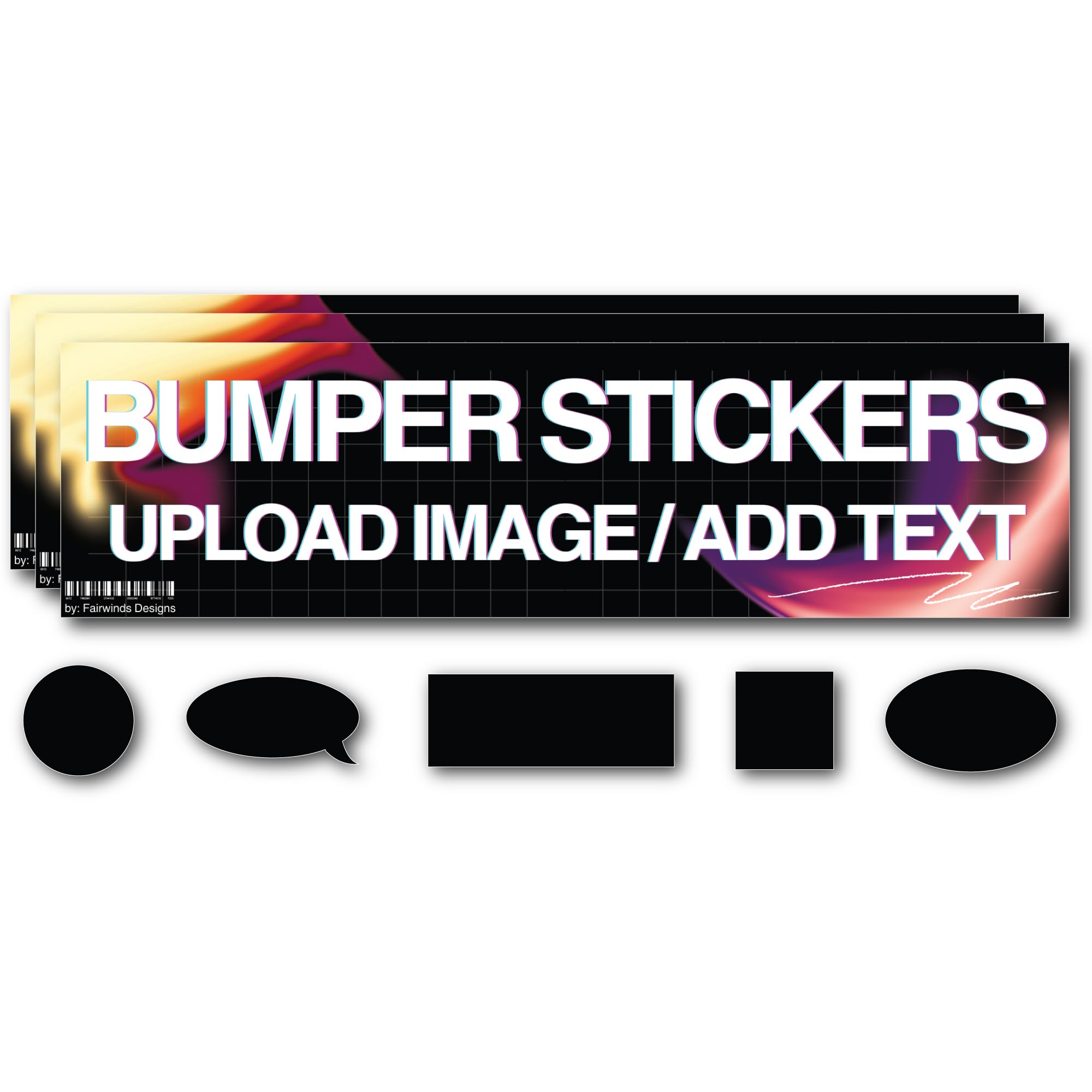 Amazon.com - Custom Bumper Sticker - Make Your Own Personalized Bumper ...