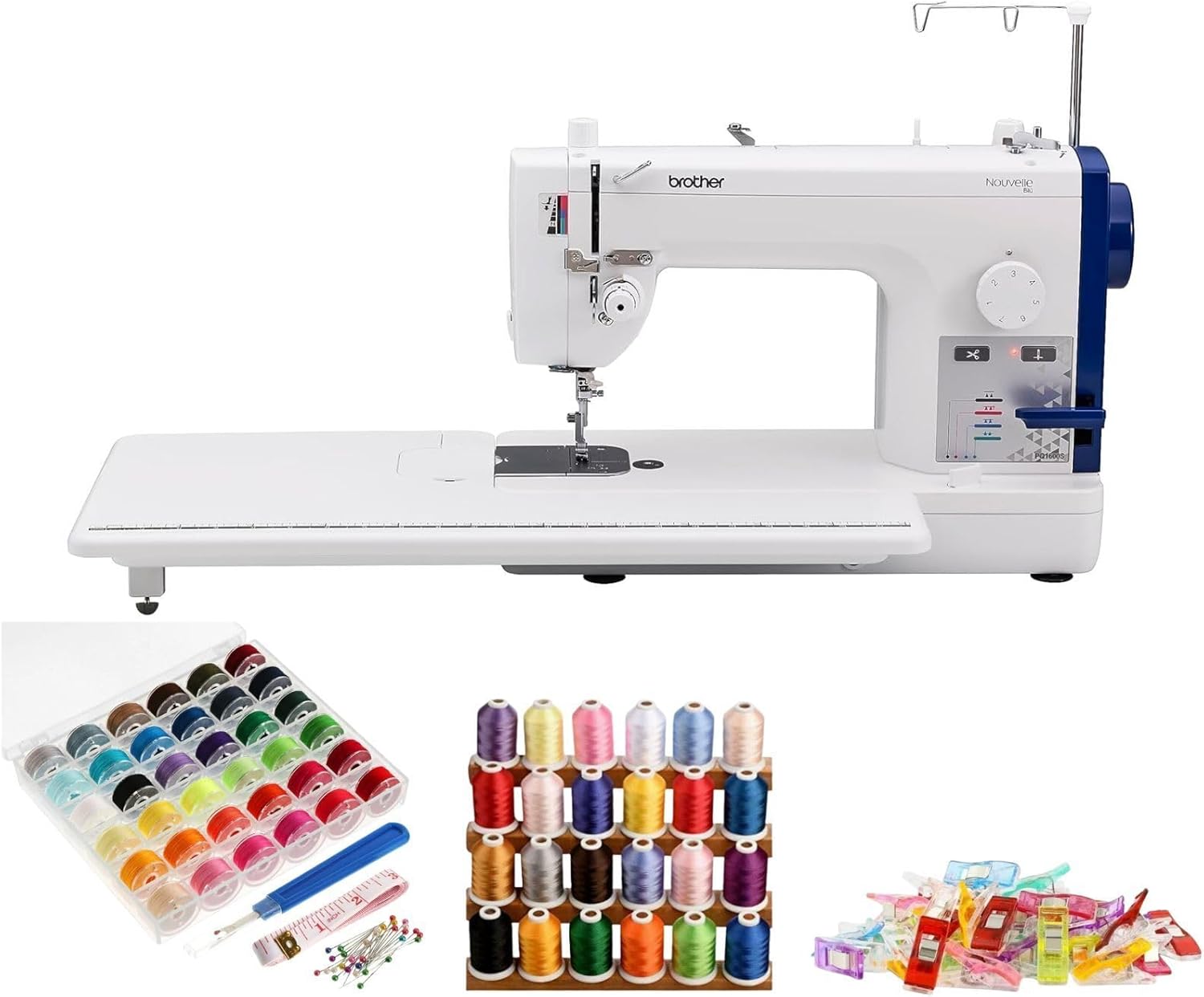 Amazon.com: Brother PQ1600S Professional Straight Stitch Sewing and ...