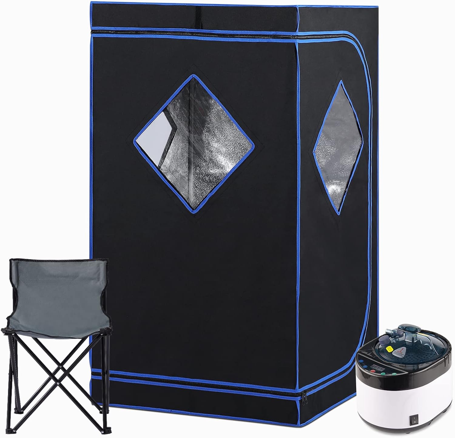 Amazon.com : ZONEMEL Full Size Portable Steam Sauna Kit, Personal Full ...