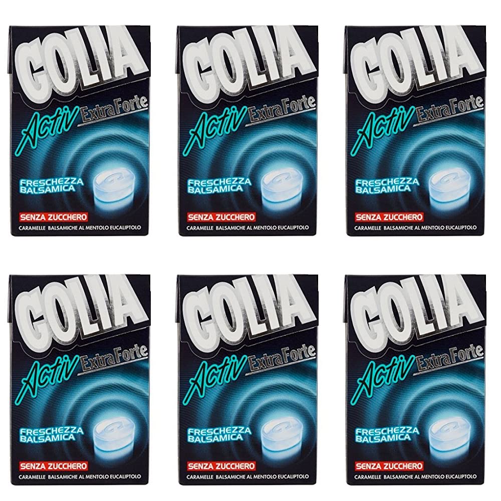 6x Perfetti Golia Activ Plus Süßigkeiten frisch Geschmack Bonbon ...