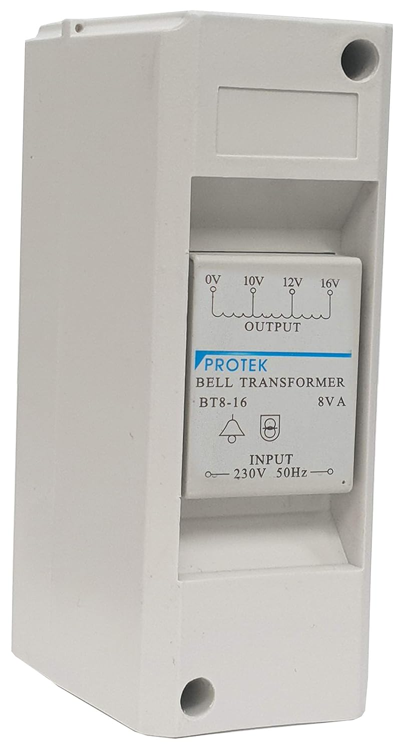 PROTEK Bell Transformer 24V for Live Video Door Bell Enclosure Wall ...