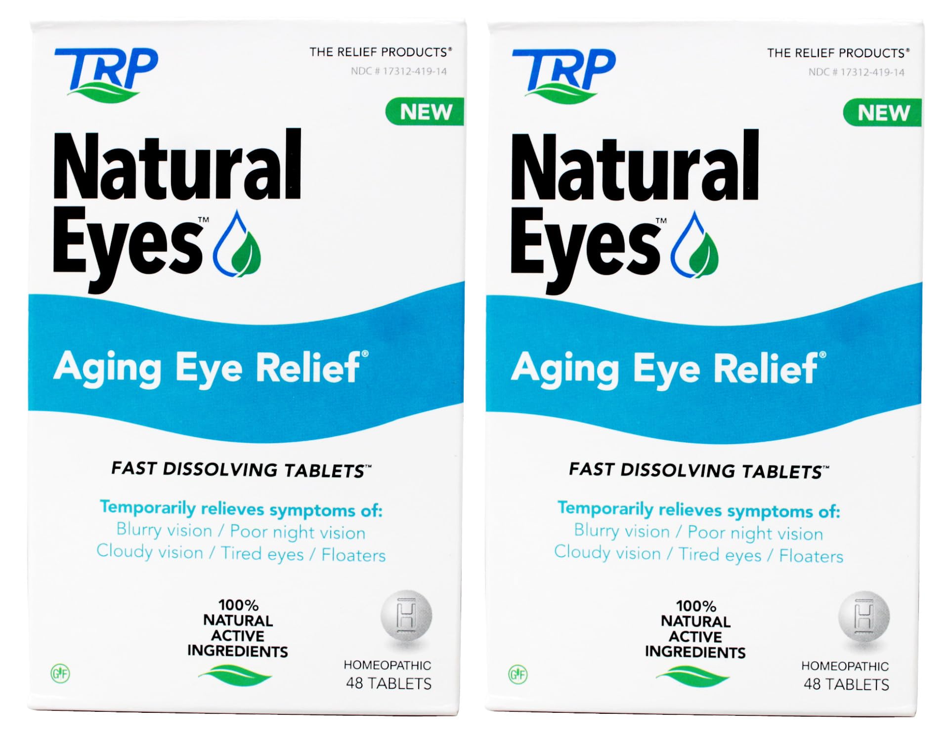 Amazon.com: TRP Natural Eyes, Aging Eye Relief Homeopathic Tablets ...