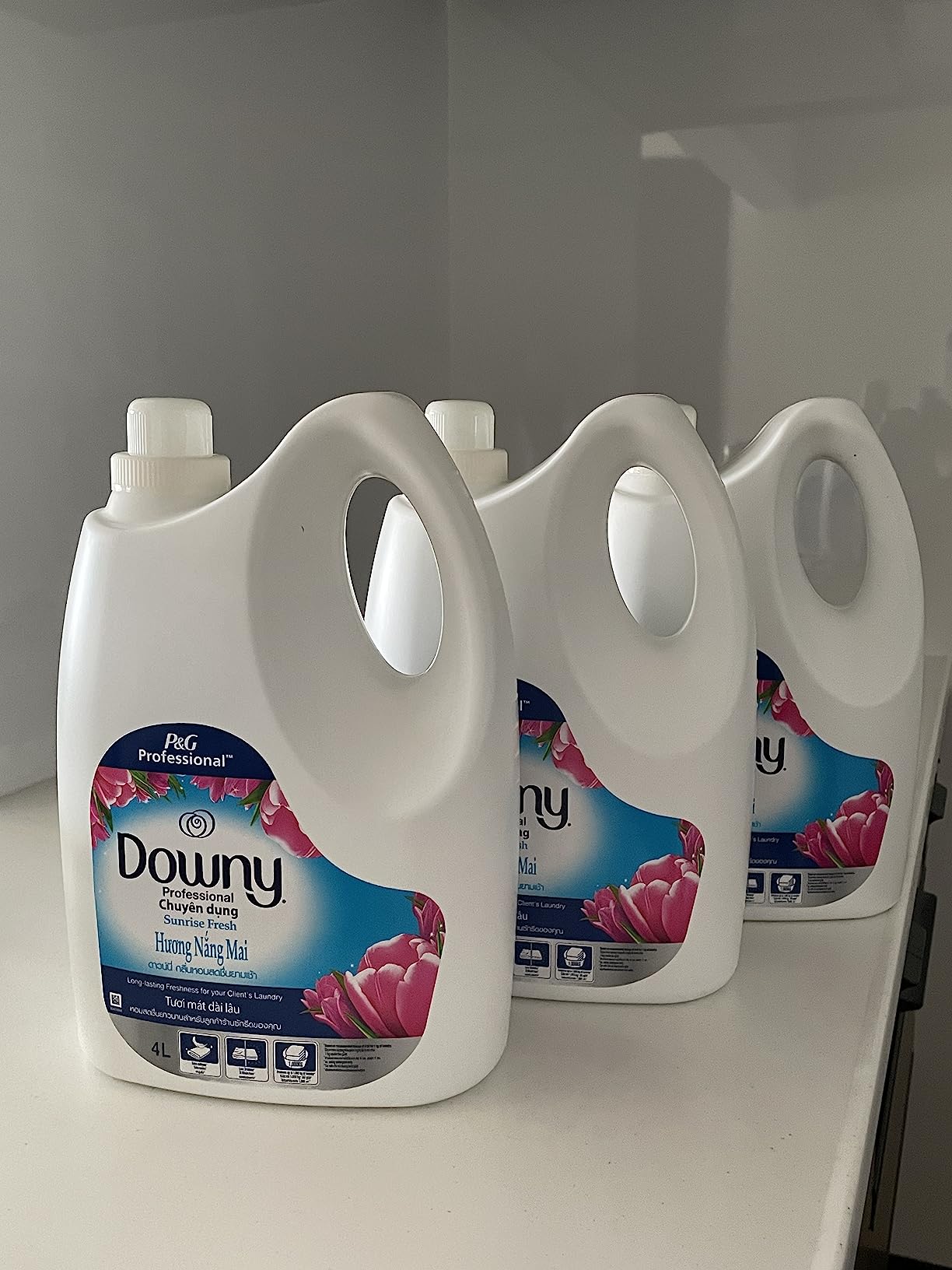 Amazon.co.jp: Asian Downy Sunrise Fresh 4L x 3 Piece Set : Health ...