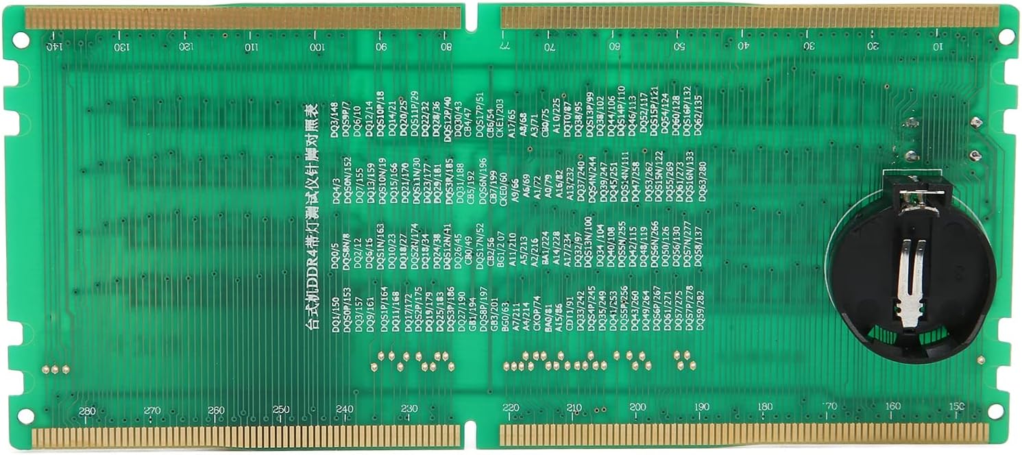 Probador de Memoria DDR4 de Escritorio con LED, Material de PCB hacia Adelante Y hacia Atrás ...