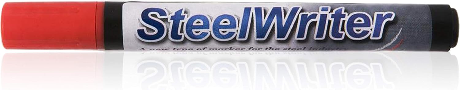 Amazon.com: Steelwriter Metal Marking Paint Pen - Red - Washable ...