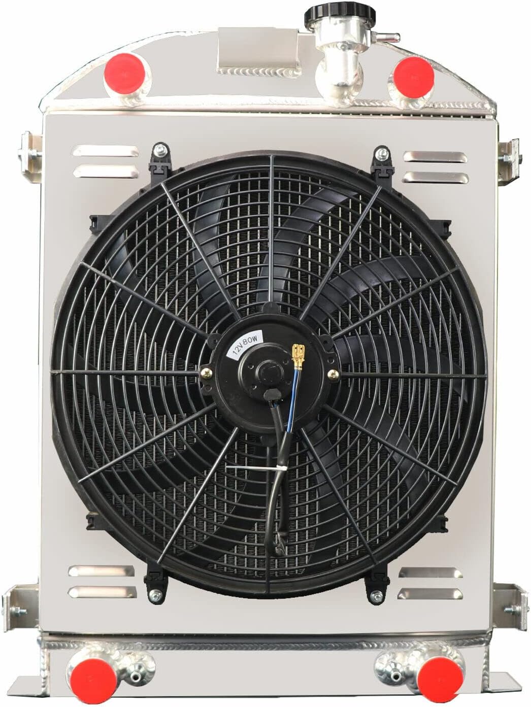 Amazon.com: KUNTAUTOS 4 Rows Radiator Shroud Fan for 1932-1938 Ford ...