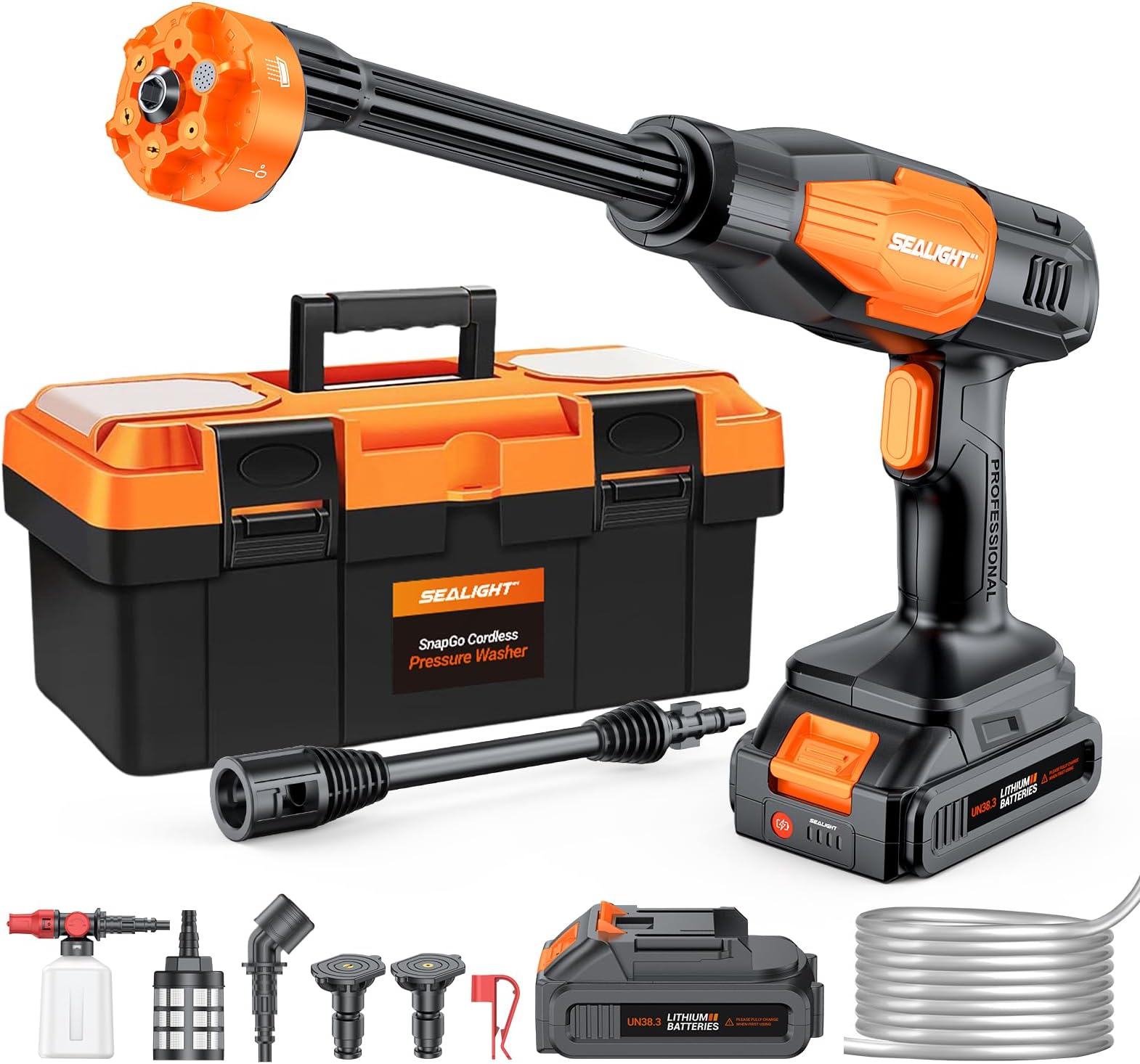 Amazon.com : LDHTHOPI 6-in-1 Cordless Pressure Washer, 970PSI Cordless ...