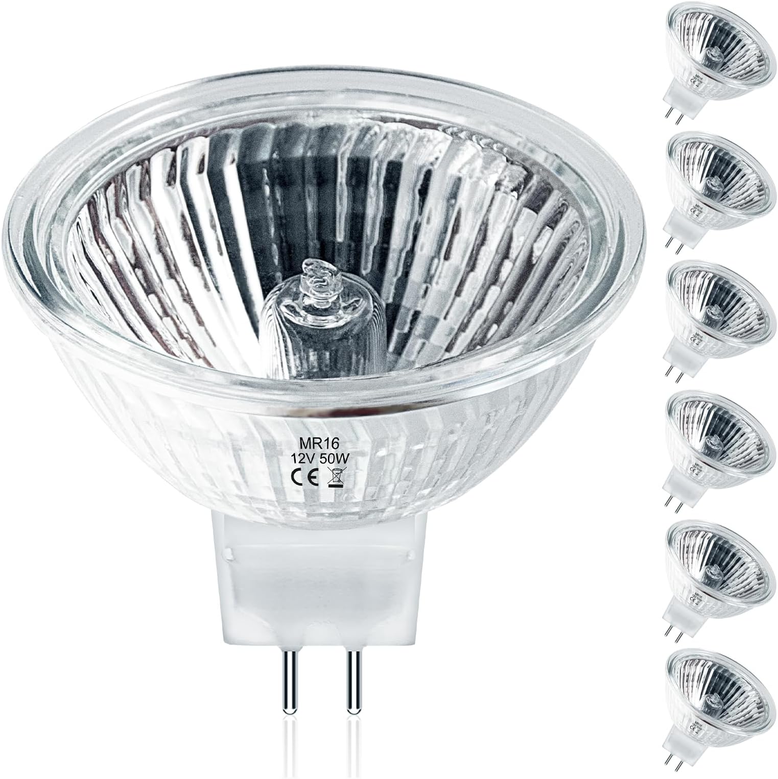 Halogen Light Bulbs, Landscape Indoor Outdoor Flood, Dimmable 50w Mr16 ...
