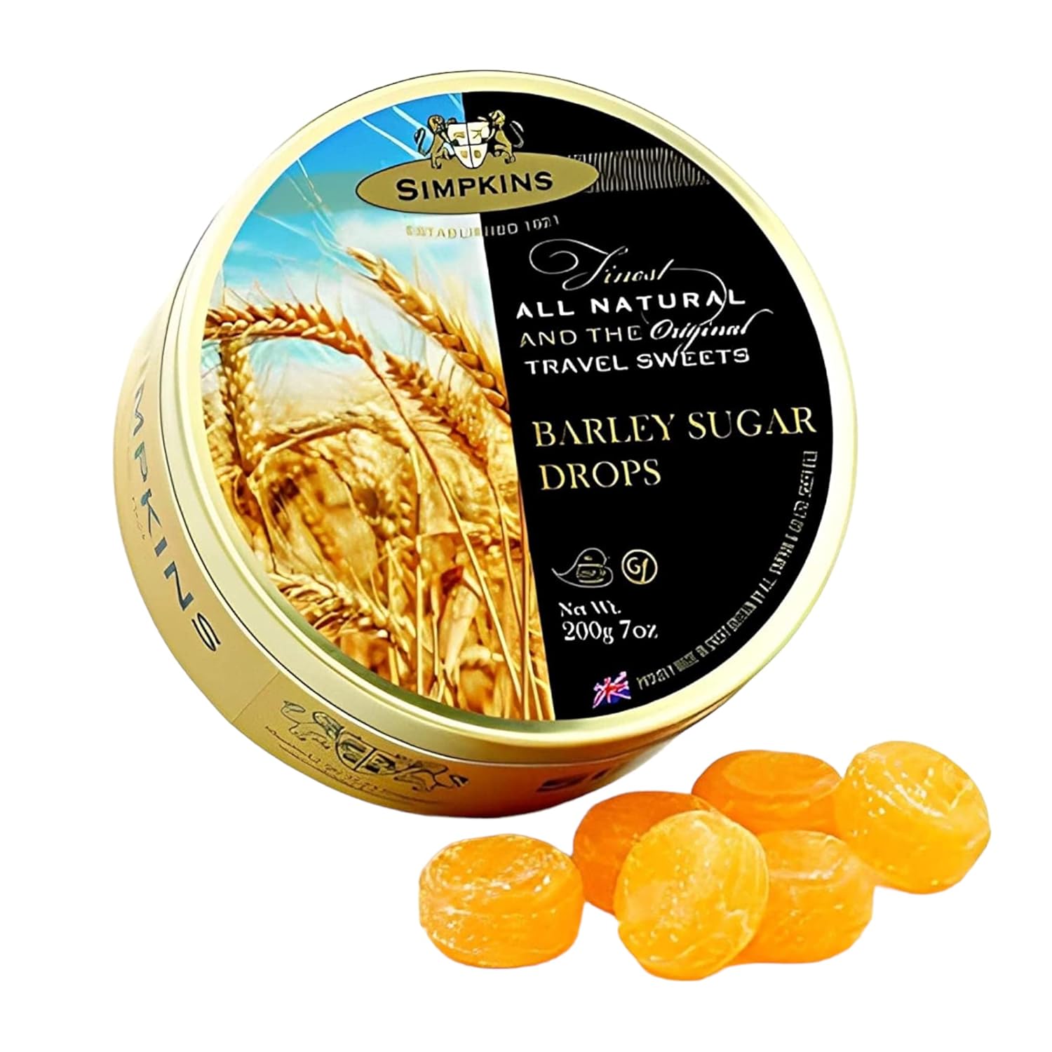 Amazon.com : Simpkins Traditional English Barley Sugar Drops - Barley ...