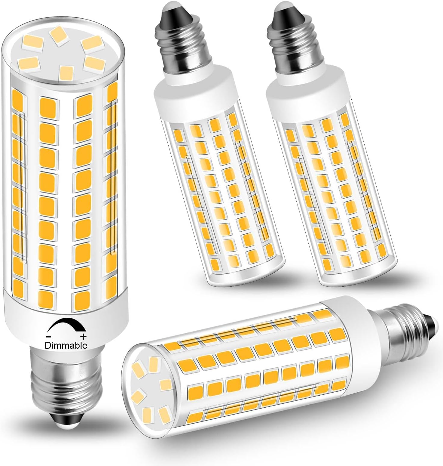 E11 LED Bulb Dimmable,JDE11 75W Halogen Bulbs Equivalent,T4 Mini ...