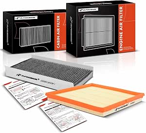 Amazon.com: A-Premium 2-PC Engine & Cabin Air Filter with Activated ...