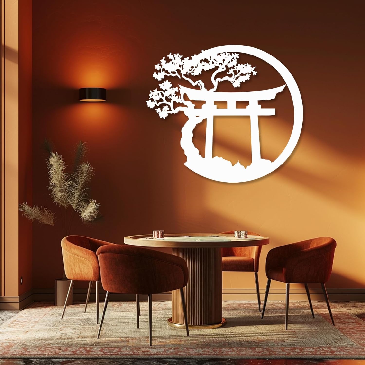 Amazon.com: Unimart Japanese Wall Art Metal Asian Art Japanese Decor ...