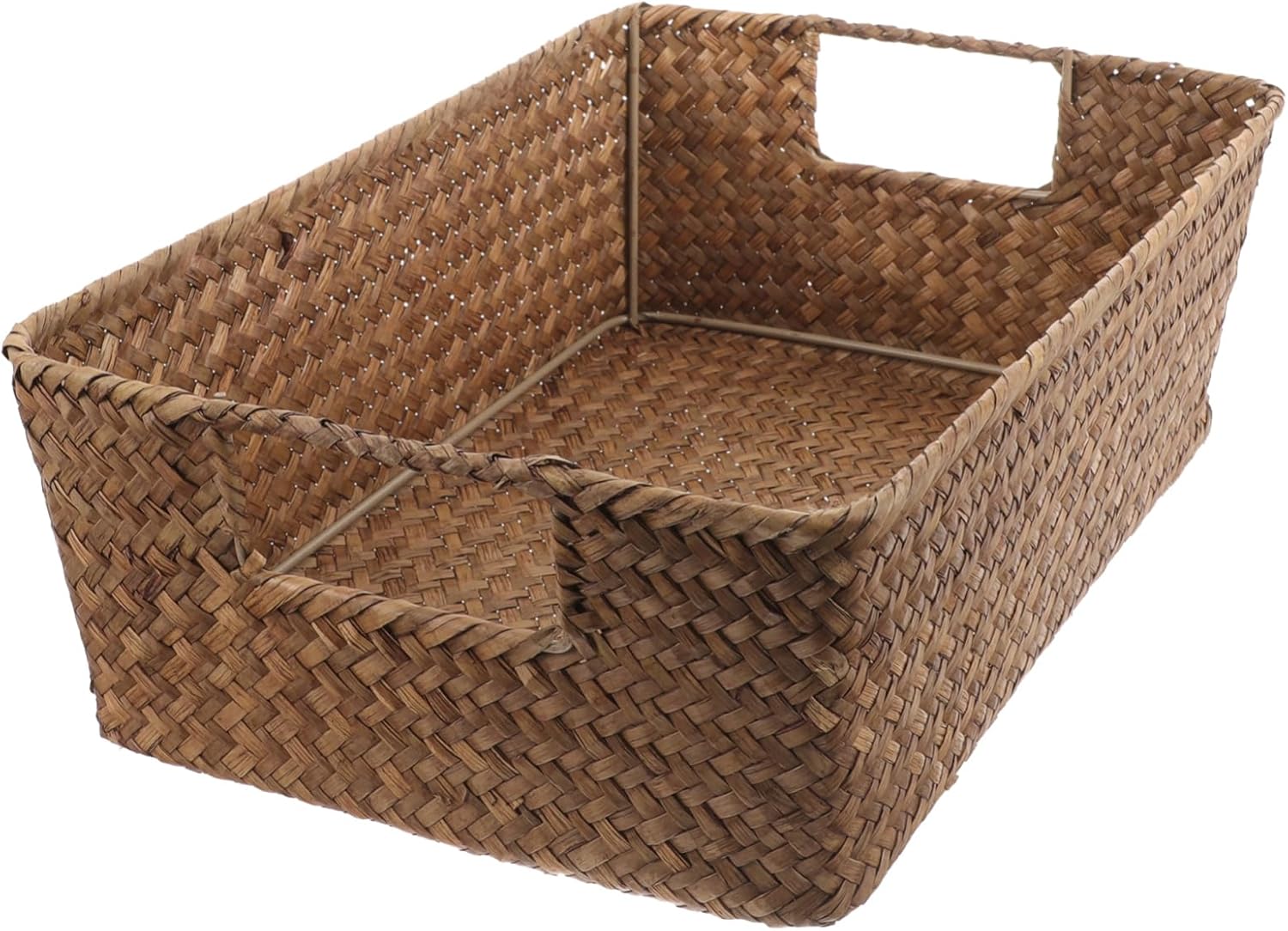 Amazon.com: Uonlytech Shelf Storage Basket Straw Container Large ...