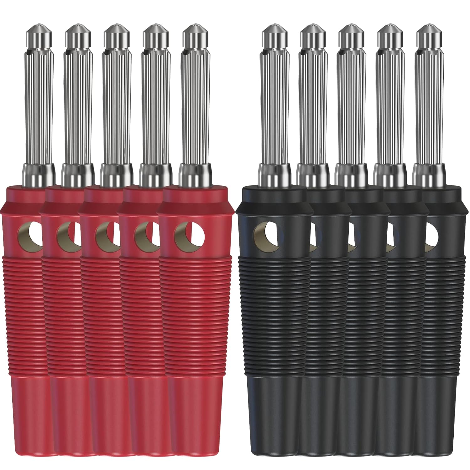 Amazon.com: DIYhz 10Pcs 32A High Current Screw Type 4mm Banana Plugs ...