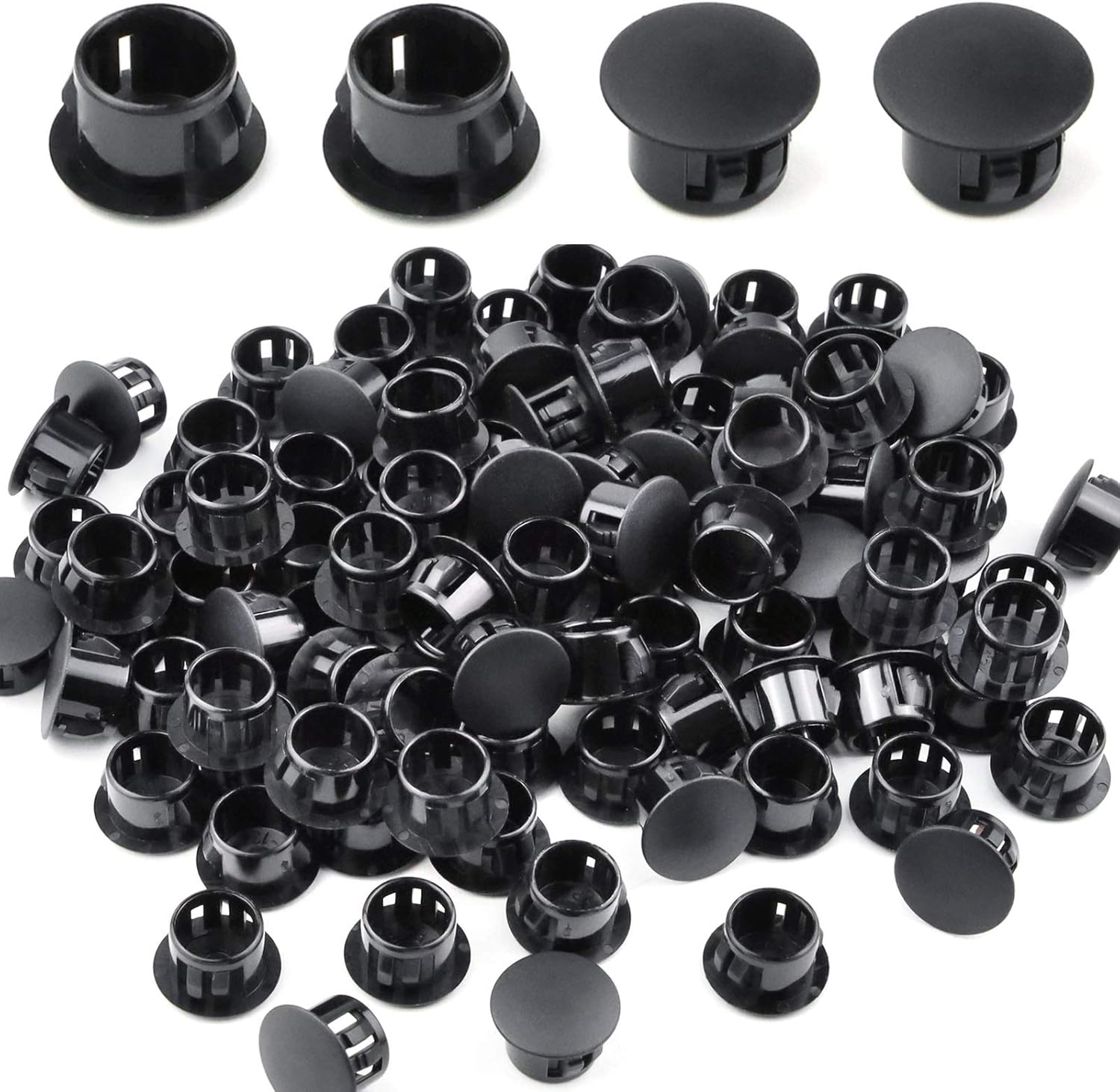 Amazon.com: 100Pcs 1/2", 13mm, Panel Plugs Hole Plugs (Mounting Hole ...