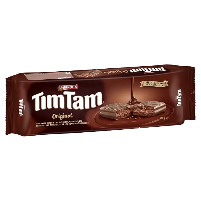 Amazon.com: Arnott's Tim Tam Chocolate Biscuits, 200 Grams/7.05 Ounce ...