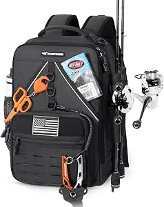 Amazon.com: KastKing KarryAll KastMate Fishing Tackle Backpack,Water ...