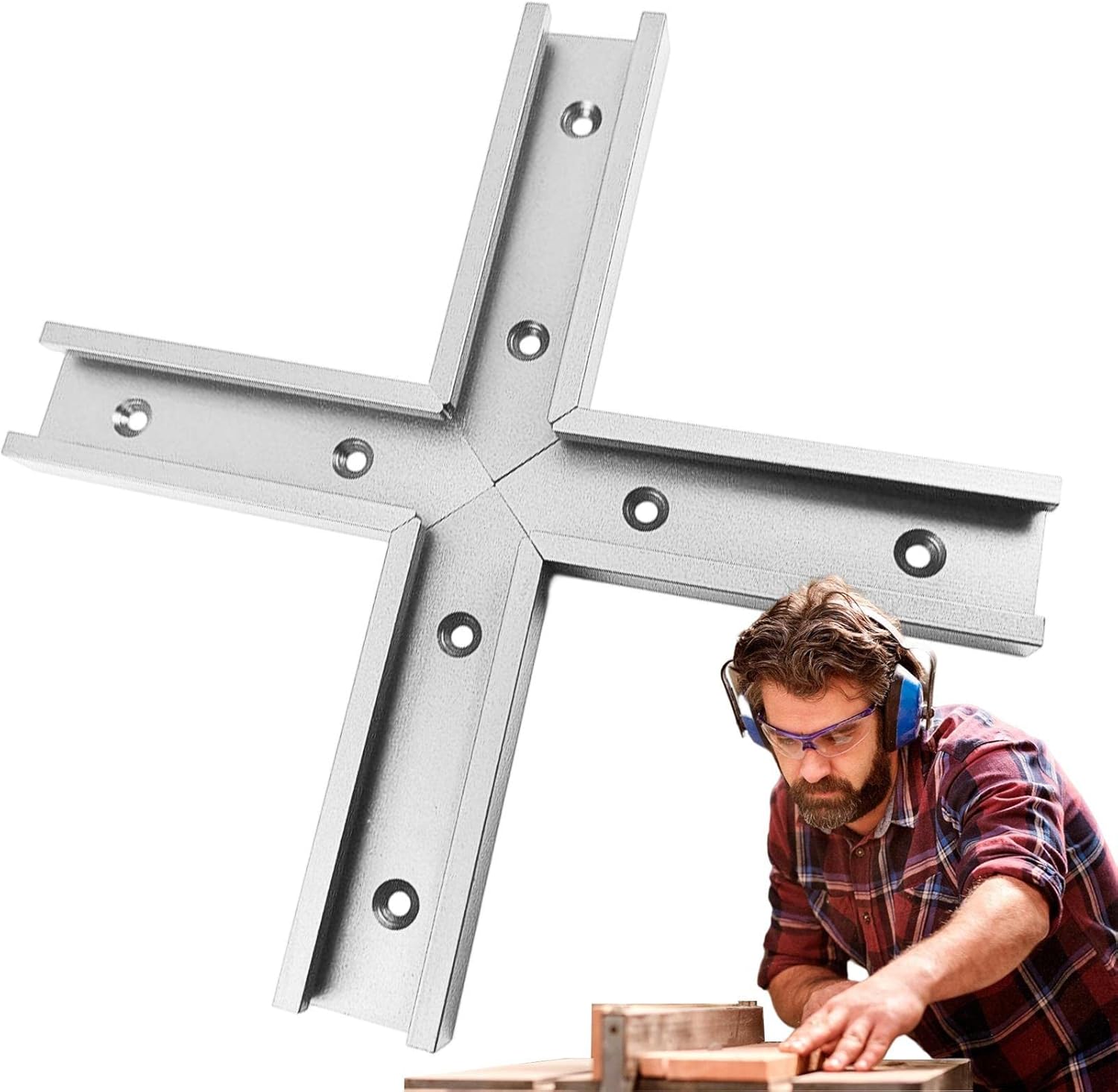 T Tracks for Woodworking, Cross Miter Track Jig Table Saw, Cross ...