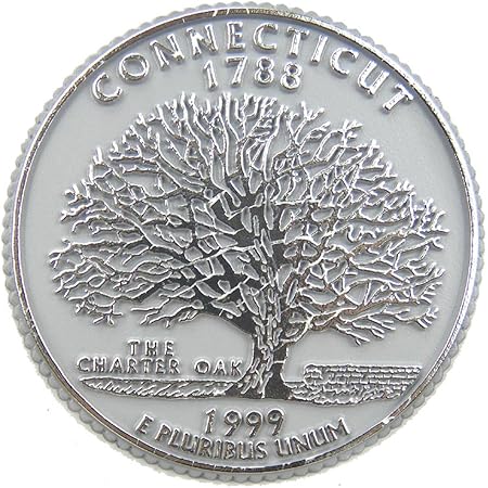 Amazon.com: Connecticut State Quarter Magnet by Classic Magnets, 2.5 ...